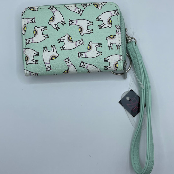 No Bounderies | Bags | No Boundaries Mist Mint Llama Faux Leather Zip ...